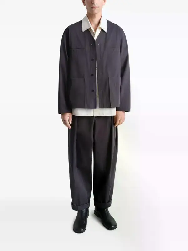 LEMAIRE Collarless Overshirt