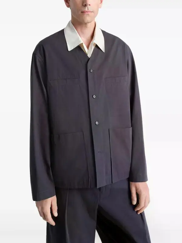 LEMAIRE Collarless Overshirt