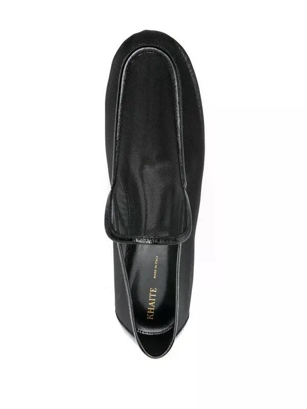 Khaite Alessio Mesh Loafers - Black