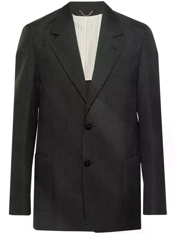 GOLDEN GOOSE Single-breasted Virgin Wool Blazer