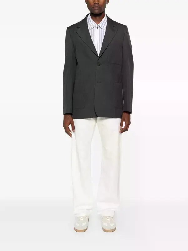 GOLDEN GOOSE Single-breasted Virgin Wool Blazer