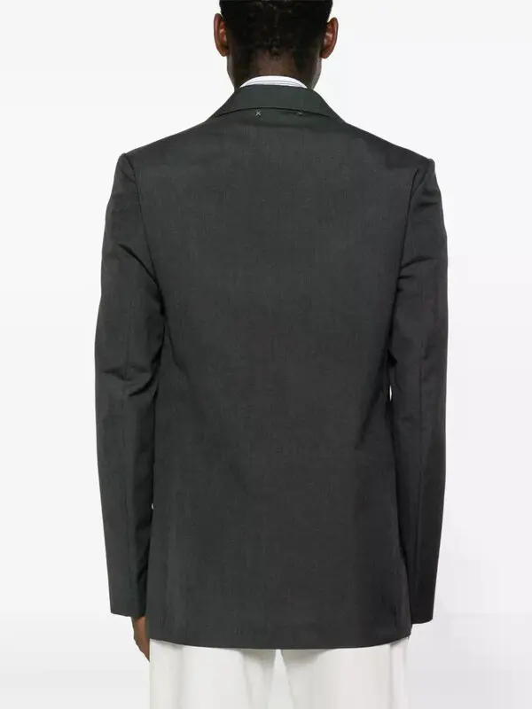 GOLDEN GOOSE Single-breasted Virgin Wool Blazer