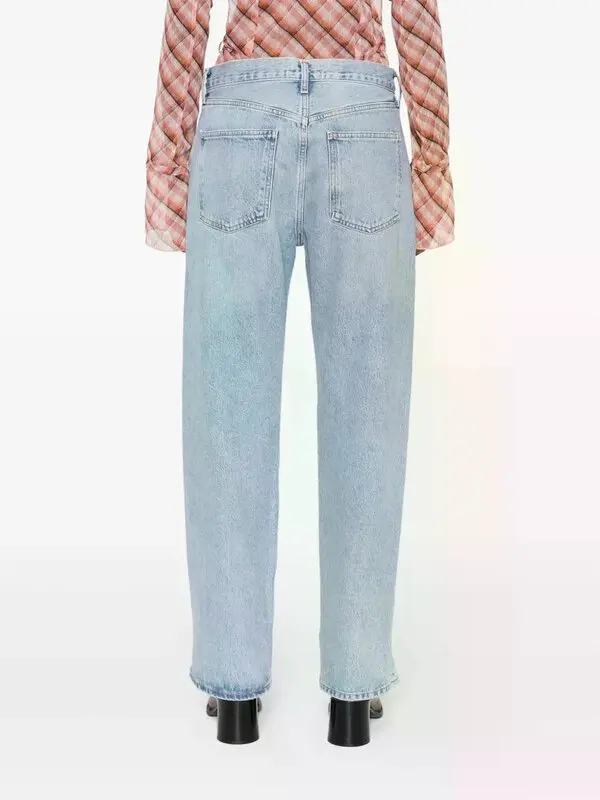 AGOLDE Fran Low-rise Straight-leg Jeans