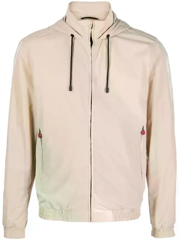 Kiton Zip-up Hooded Blouson Jacket