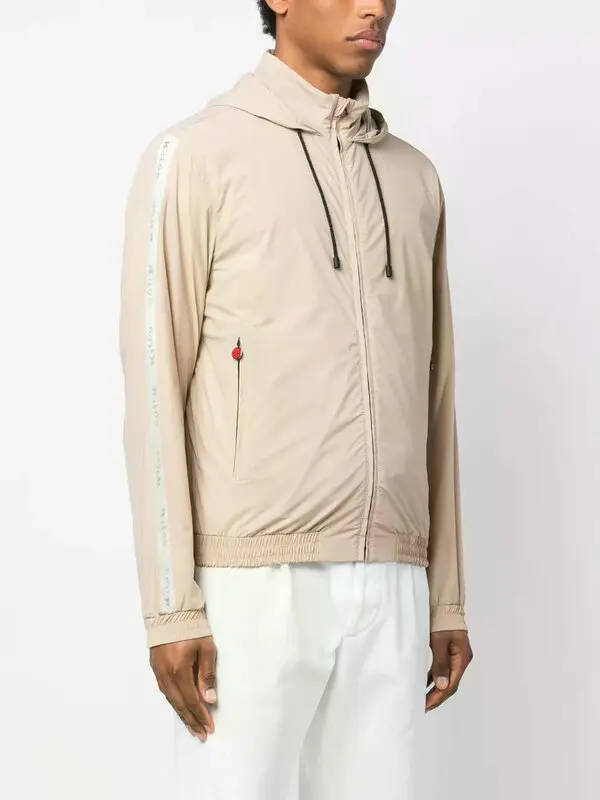 Kiton Zip-up Hooded Blouson Jacket