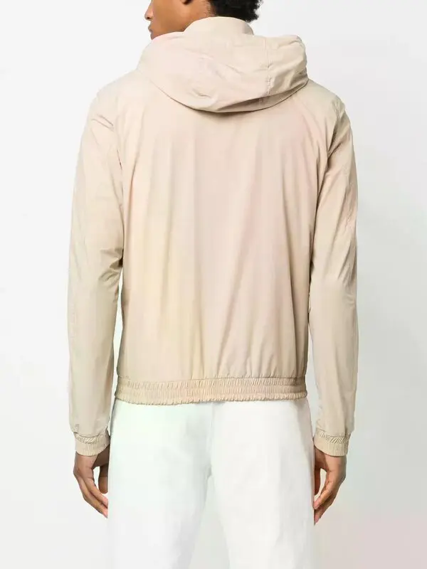 Kiton Zip-up Hooded Blouson Jacket