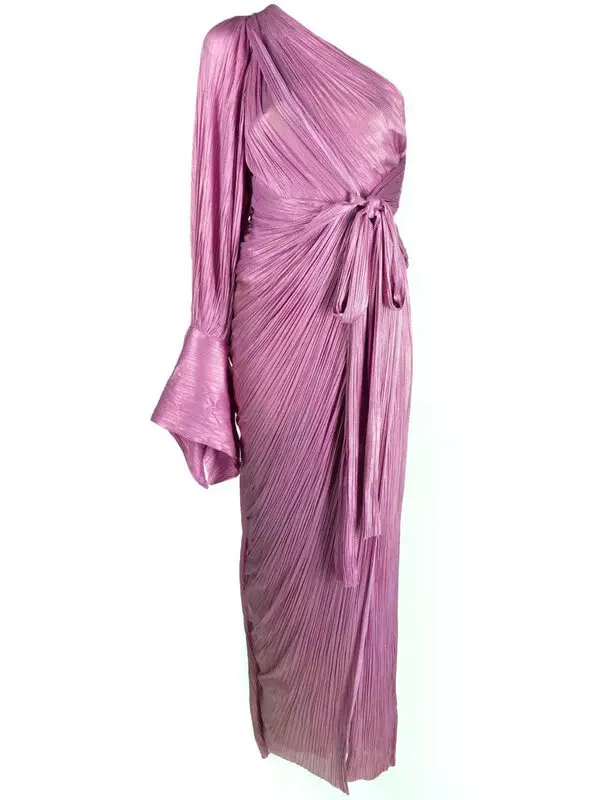 MARIA LUCIA HOHAN Palmer Plissé-pleated Gown