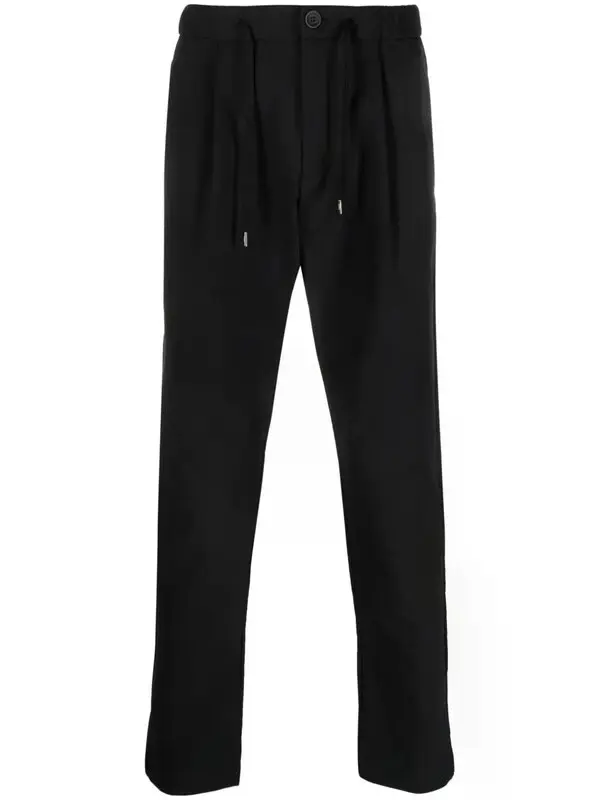 Herno Drawstring-waistband Trousers - Black