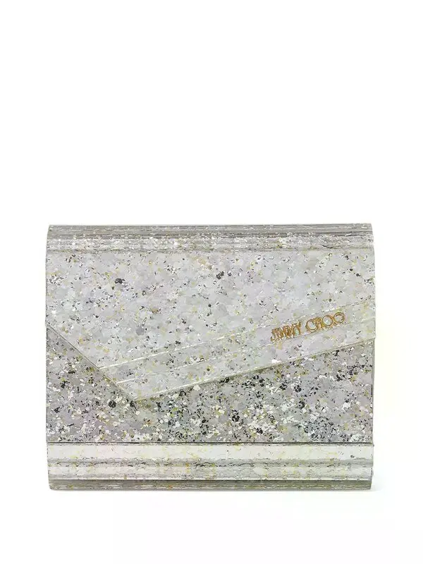 JIMMY CHOO Candy Glitter Acrylic Clutch Bag