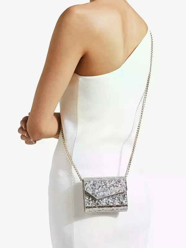 JIMMY CHOO Candy Glitter Acrylic Clutch Bag