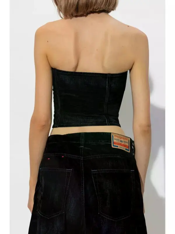 DIESEL® Strapless Top With Oval D Logo