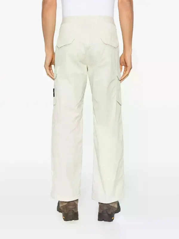 Stone Island Compass-patch Cargo Trousers - Neutrals