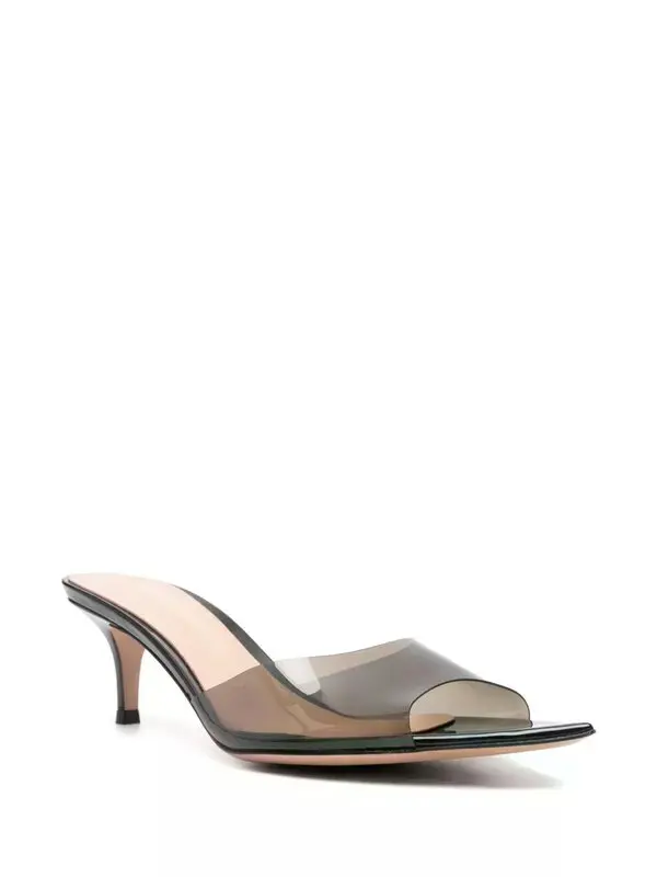GIANVITO ROSSI 55mm Elle Mules - Black