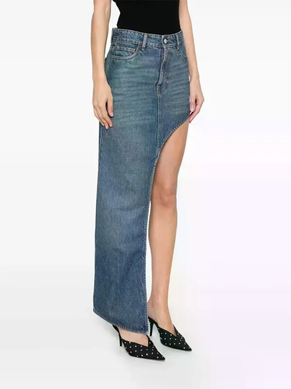 Coperni One-leg Denim Skirt