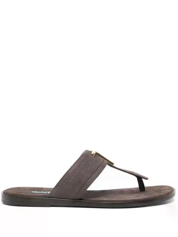 TOM FORD Brighton Suede Sandals