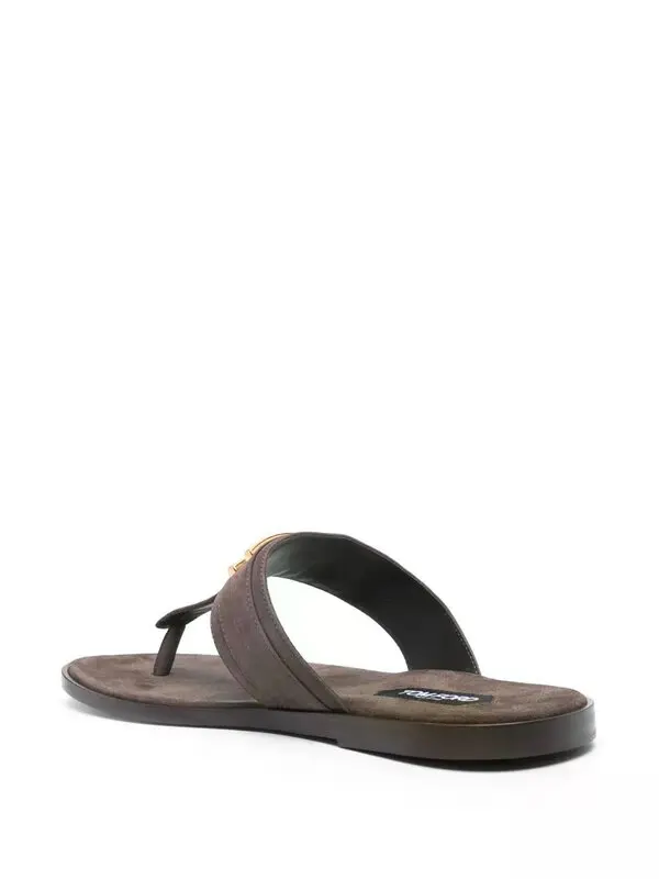 TOM FORD Brighton Suede Sandals