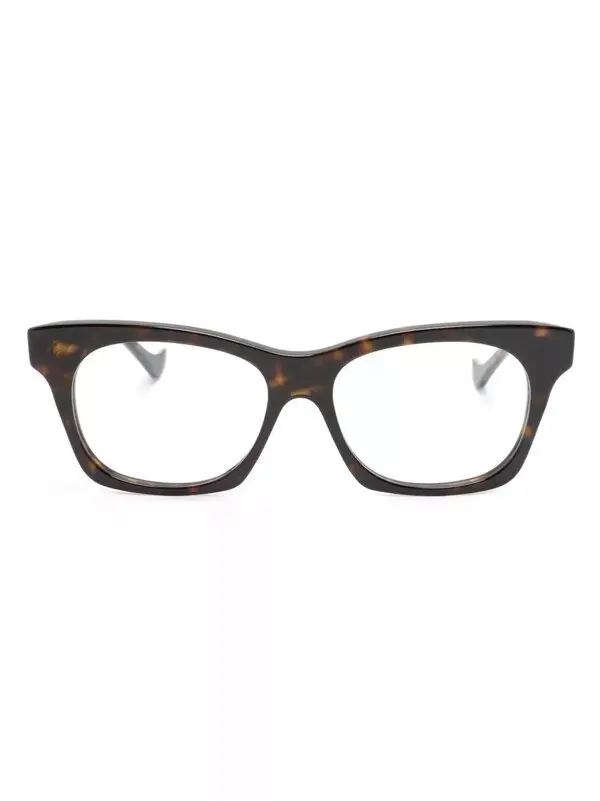 Gucci Tortoiseshell Square-frame Glasses