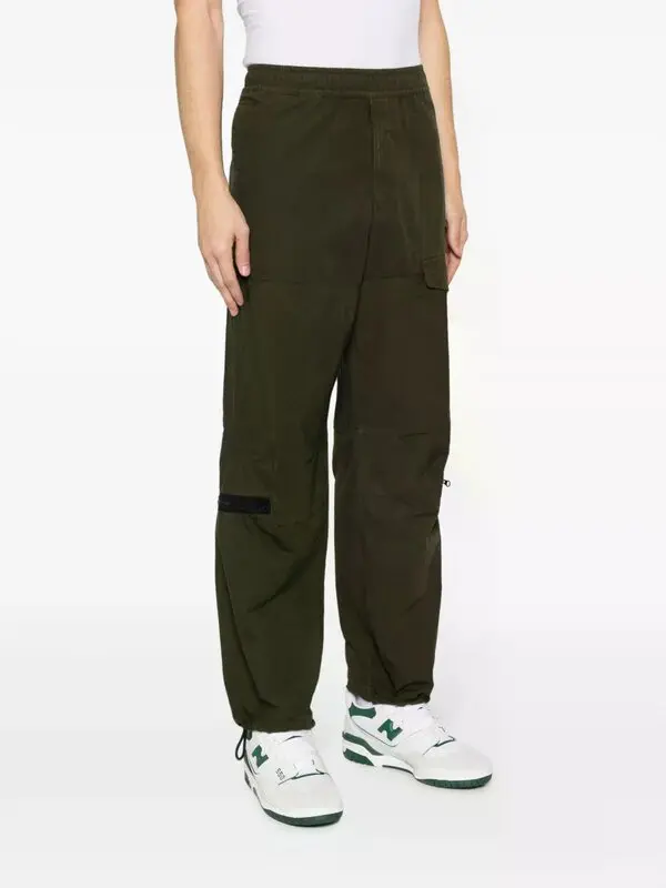 Stone Island Tapered Ripstop Cargo Trousers - Green