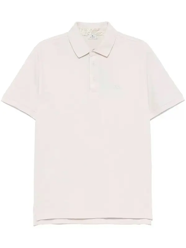 Etro Cotton Polo Shirt - Grey