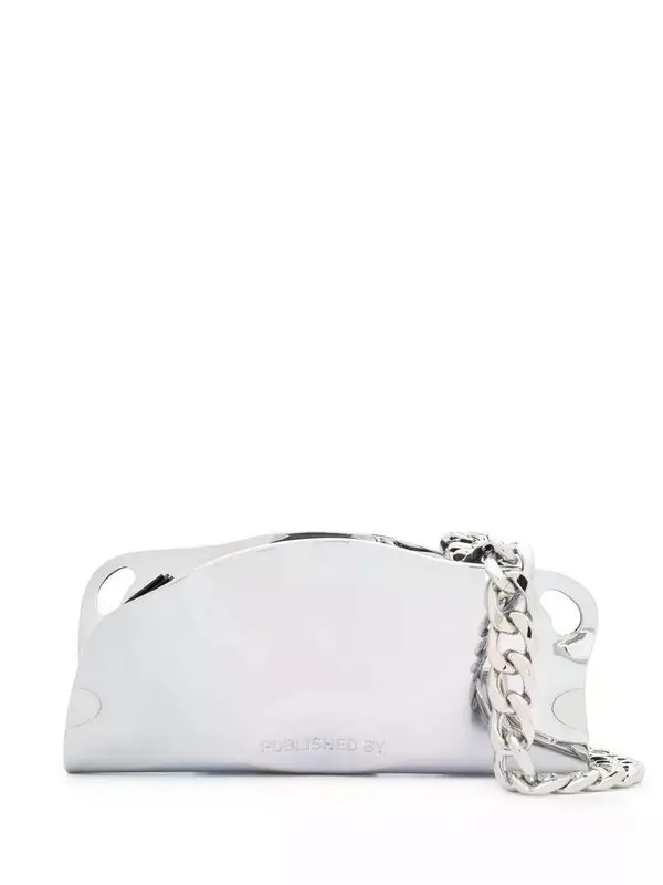 PUBLISHED BY Mayzie Chrome Shoulder Bag - Silver