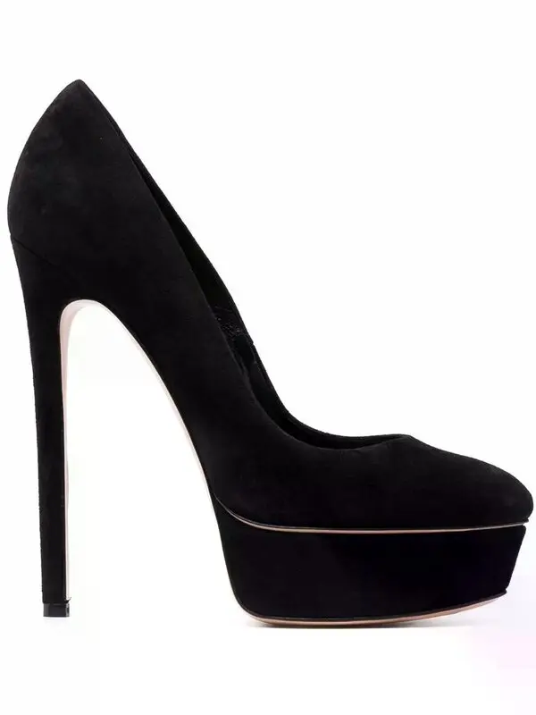 Casadei Flora Suede-leather Pumps