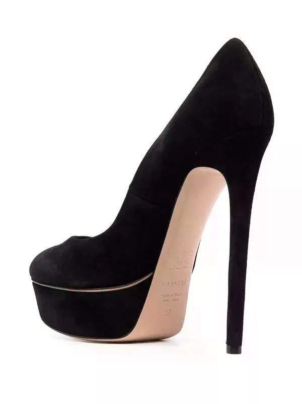 Casadei Flora Suede-leather Pumps