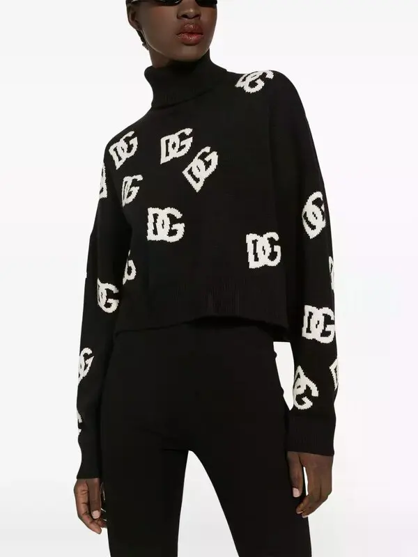 Dolce & Gabbana Intarsia-knit Virgin Wool Jumper
