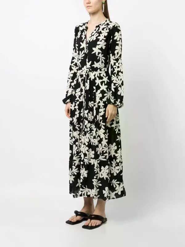 LEMLEM Floral-print Peasant Dress
