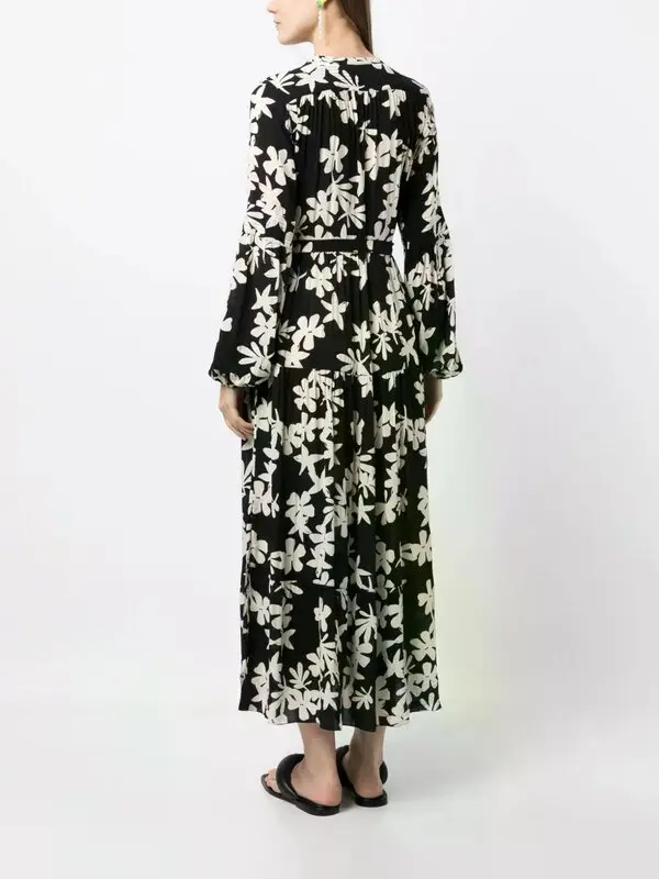 LEMLEM Floral-print Peasant Dress