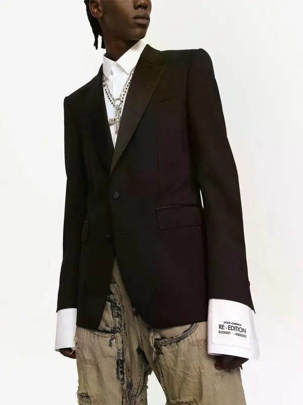 Dolce & Gabbana Sicilia-fit Single-breasted Tuxedo Blazer