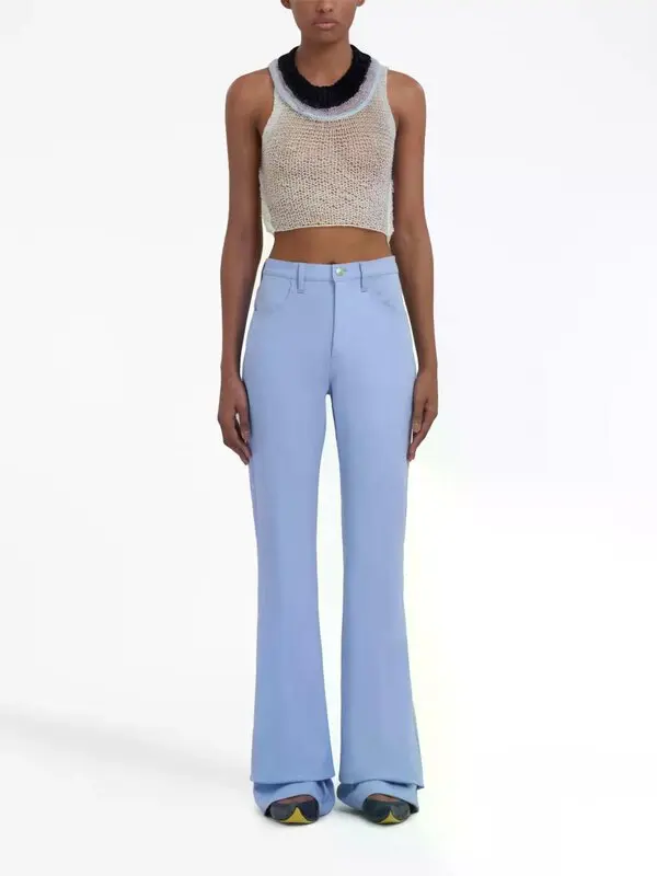 Marni Pressed-crease Straight-leg Trousers