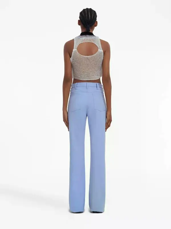 Marni Pressed-crease Straight-leg Trousers