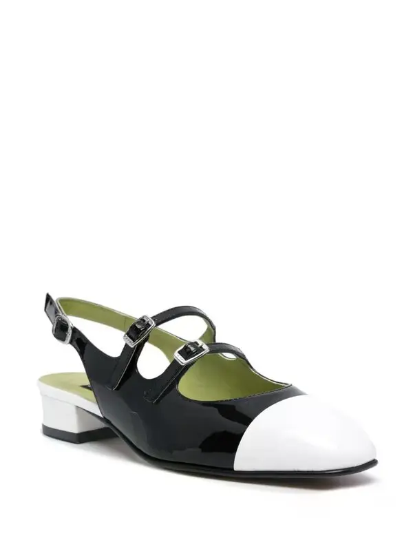CAREL Abricot Leather Pumps