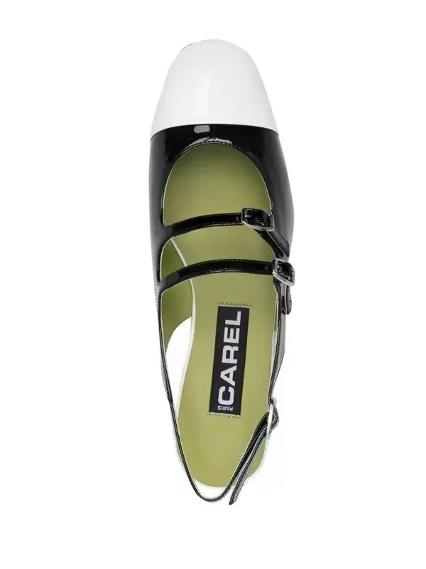 CAREL Abricot Leather Pumps