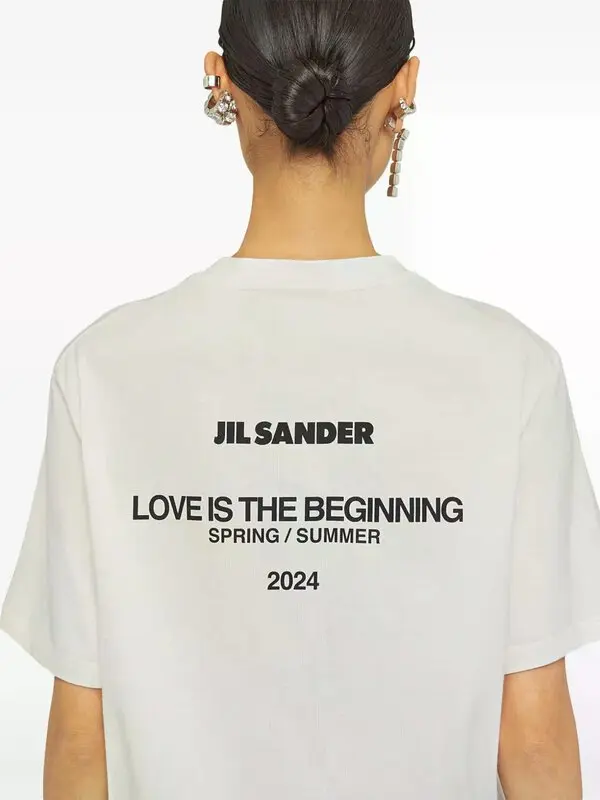 JIL SANDER Logo-print Cotton T-shirt
