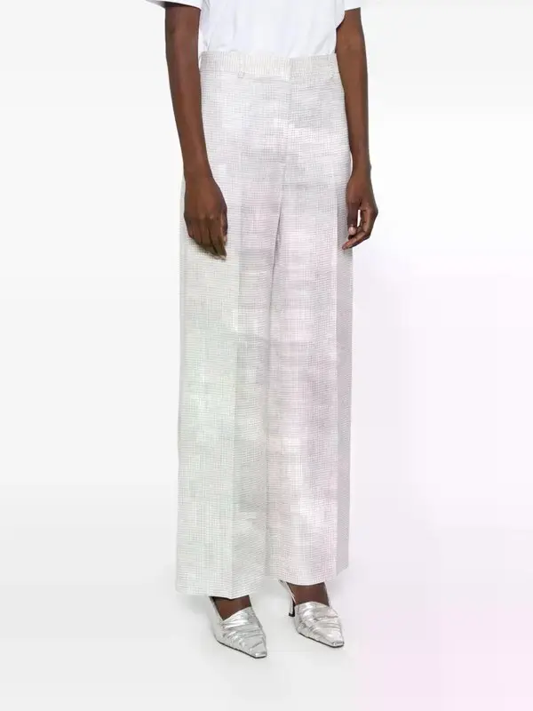Theory Houndstooth-pattern Trousers