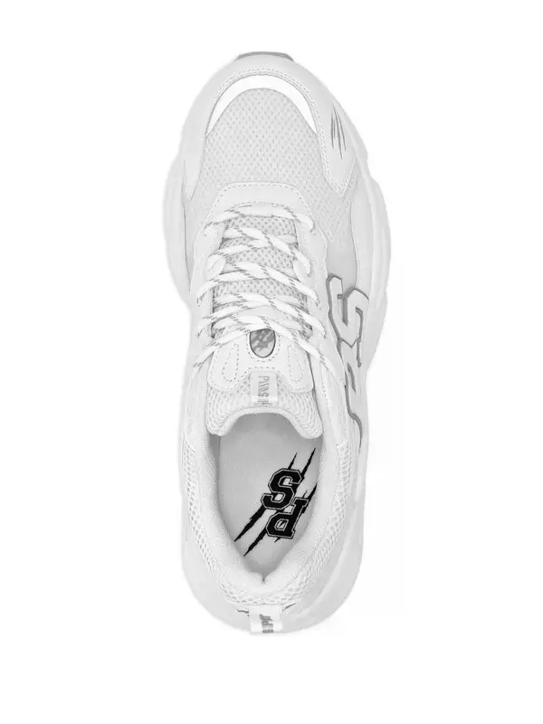 PLEIN SPORT Lo-top Logo-patch Sneakers - White