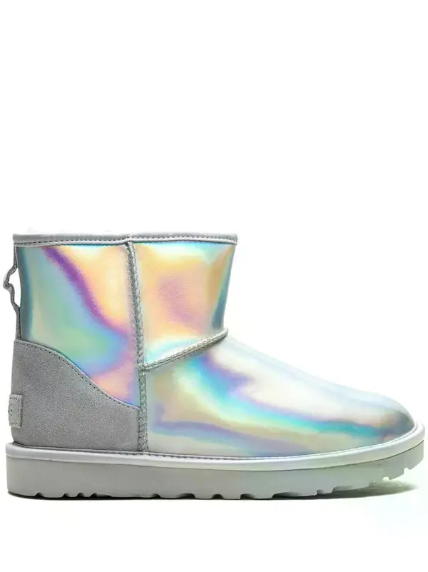 UGG Classic Mini Iridescent Glacier Boots - Grey