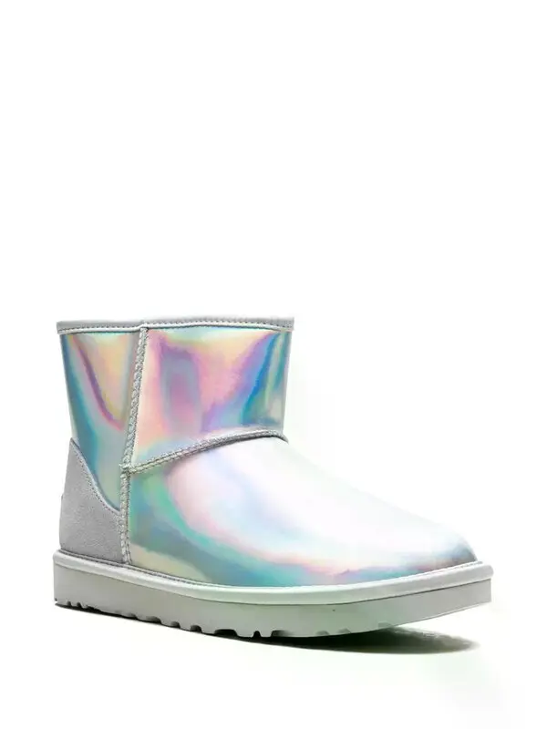 UGG Classic Mini Iridescent Glacier Boots - Grey