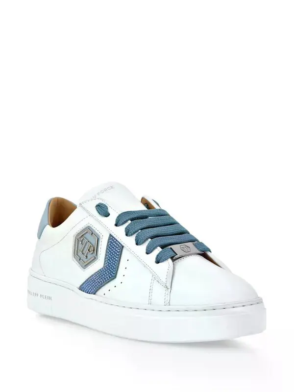 Philipp Plein Arrow Force Strass Hexagon Low-top Sneakers
