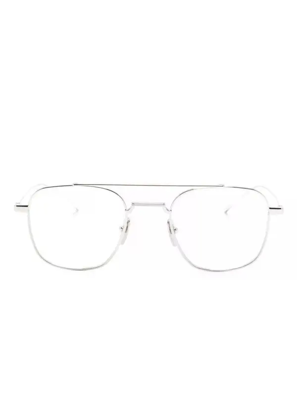 Dita Artoa Pilot-frame Glasses - Silver
