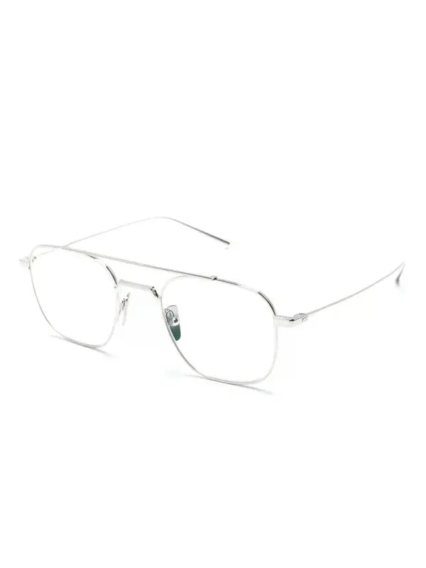 Dita Artoa Pilot-frame Glasses - Silver