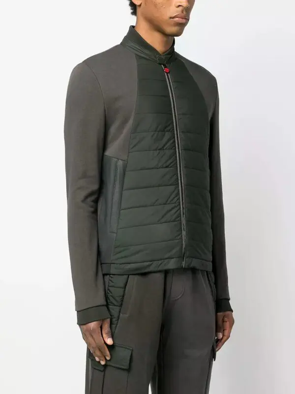 Kiton Zip-up Quilted Jacket