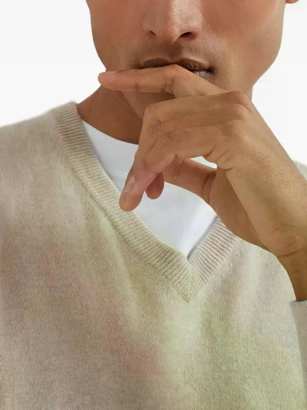 Brunello Cucinelli Long-sleeve Cashmere Jumper - Neutrals