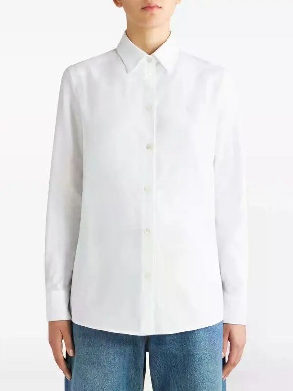 Etro Pegaso-embroidered Cotton Shirt