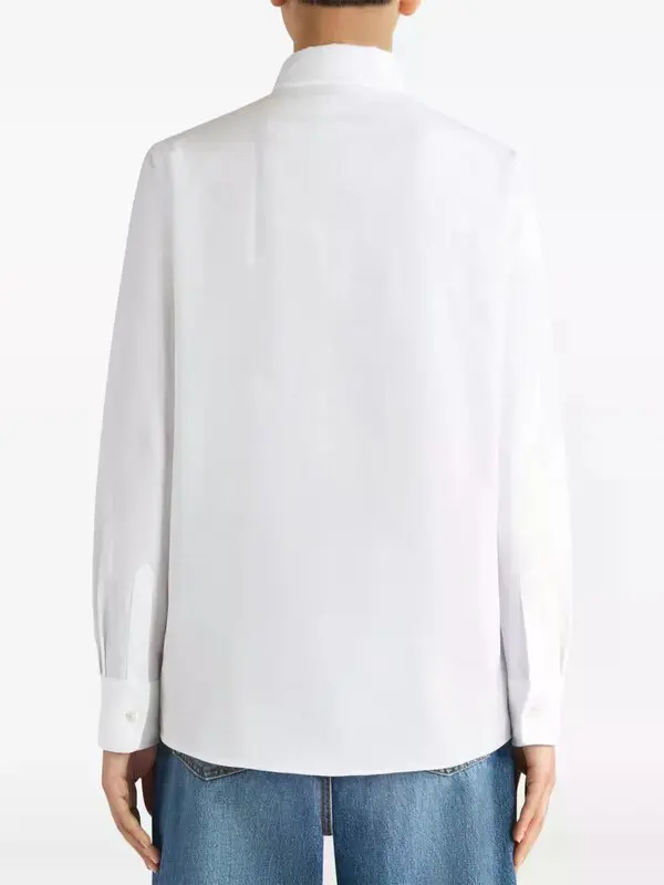 Etro Pegaso-embroidered Cotton Shirt
