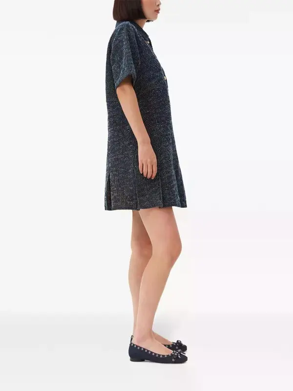 GANNI Short-sleeve Denim Mini Dress