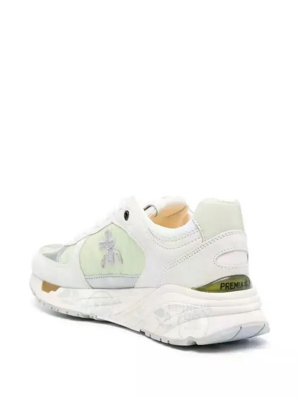 Premiata Mase Panelled Sneakers - Neutrals