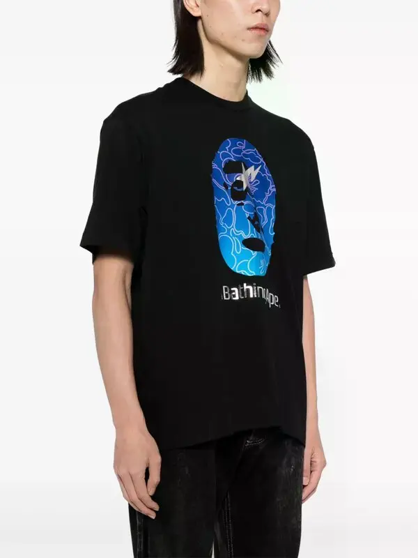 A BATHING APE Logo Print T-shirt