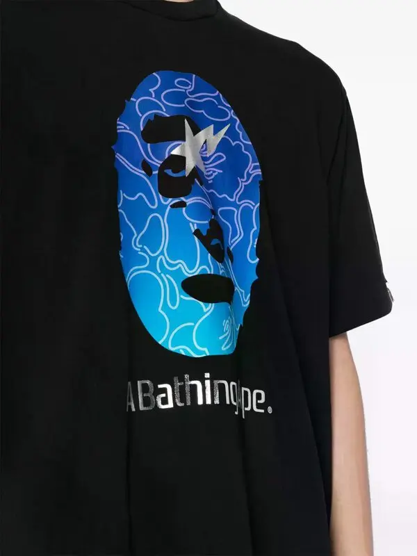 A BATHING APE Logo Print T-shirt
